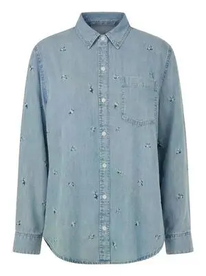 Rails Ingrid Floral-print Shirt - Blue