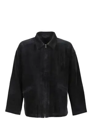 PORTER CLASSIC Corduroy Shirt Jacket - Black