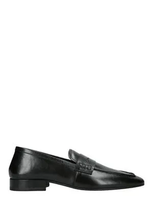 Dries Van Noten Leather Penny Loafers - Black
