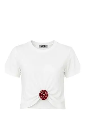 MEJI Flower T-shirt - White