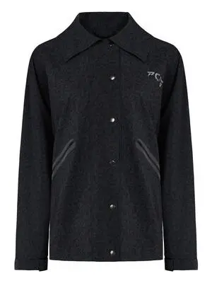 PCFG Free Heaven Leopard Track Suit Jacket - Black