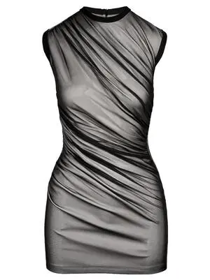 IOANA CIOLACU Swirl Mini Dress - Black/white