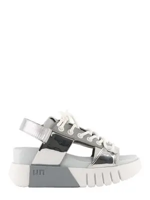 United Nude Silver / Grey / White Delta Sporty - Irony Silver/grey/white