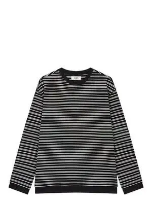 STUDIO TOMBOY Striped Long-sleeve T-shirt - Black