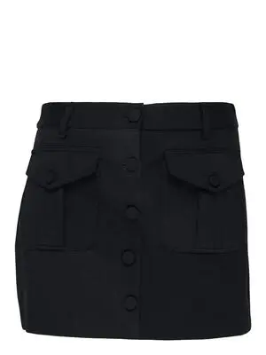 Rag & Bone Irina Button-up Skorts - Black