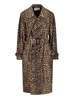 Saint Laurent Printed Nylon Trench Coat - Multi