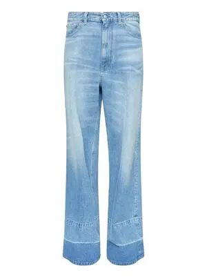 MAISON MARGIELA Cotton Denim Jeans - Sky Blue