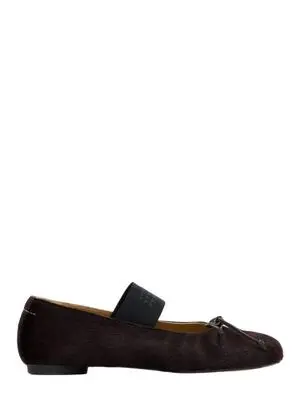 MAISON MARGIELA Leather Ballet Flats - Brown