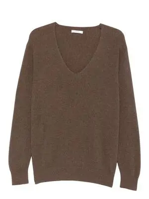 THE ROW Phef Cotton And Cashmere Sweater - Beige