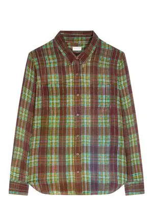 Dries Van Noten Loose Lurex Shirt - Red