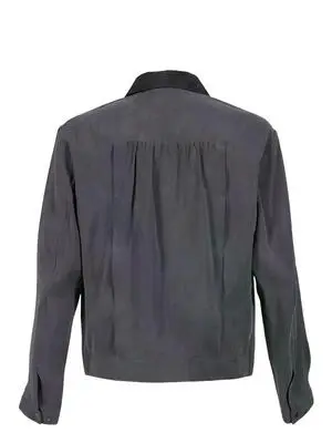 XLIM Shirred Zip-up Jacket - Grey
