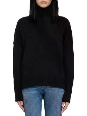 LISA YANG Cashmere Roll-neck Sweater - Black