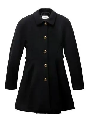 Versace Wool Coat - Black