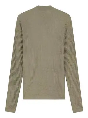 Emporio Armani Virgin Wool Regular-fit Cardigan - Neutrals