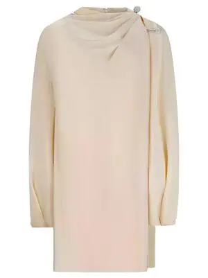 Giuseppe Di Morabito Draped Mini Dress - Neutrals