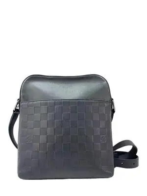 LOUIS VUITTON Damier Infini Shoulder Bag - Black