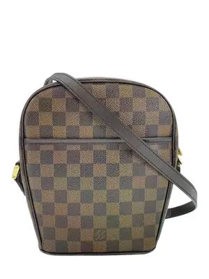 LOUIS VUITTON Damier Ebène Shoulder Bag - Brown