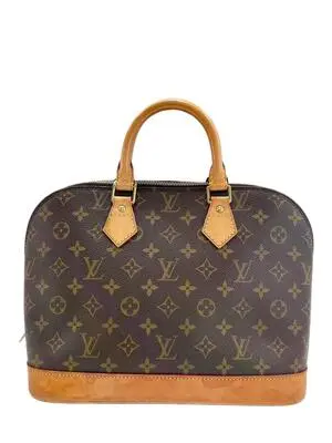 LOUIS VUITTON Monogram Alma Handbag - Brown