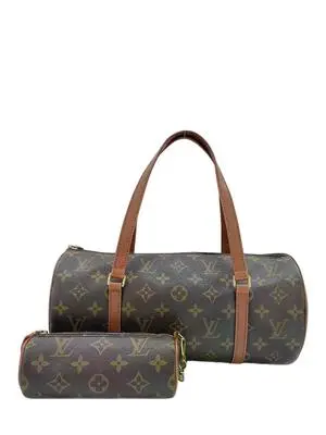 LOUIS VUITTON 1998 Monogram Papillon Handbag - Brown