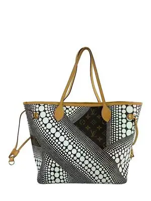 LOUIS VUITTON Louis Vuitton 2012 Monogram Yayoi Kusama Neverfull Tote Bag