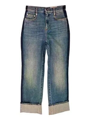 Alexander McQueen Faded Boyfriend Jeans - Blue