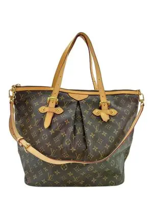 LOUIS VUITTON Monogram Palermo Gm Tote Bag - Brown