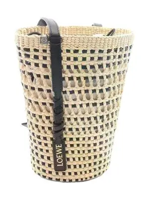 Loewe Braided Pocket Bucket Bag - Neutrals