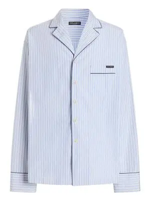 Dolce & Gabbana Striped Poplin Vanity Shirt Shirts - Multicolor