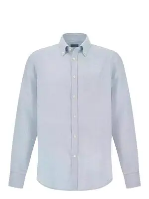 Paul & Shark Check-pattern Button-down Shirt - Blue