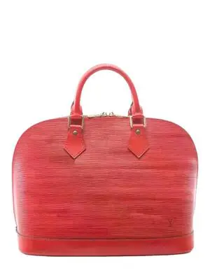LOUIS VUITTON 1997 Alma Epi Tote Bag - Red