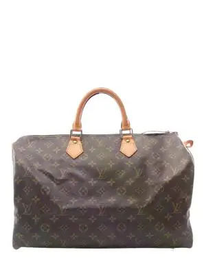 LOUIS VUITTON 1995 40 Speedy Monogram Handbag - Brown