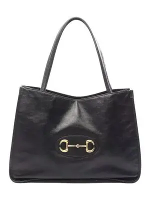 Gucci Horsebit 1955 Medium Tote Bag - Black