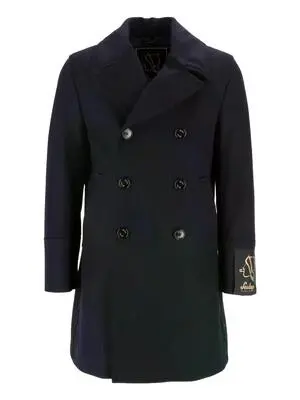 SEALUP Genova Wool Pea Coat - Blue