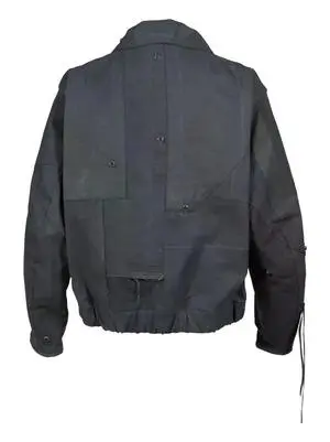 UNDER THE SIGN Light Patchwork Bomber Jacket - Grey
