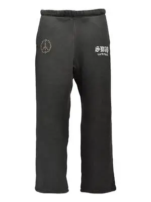 SWJP Stud-embellished Track Pants - Grey