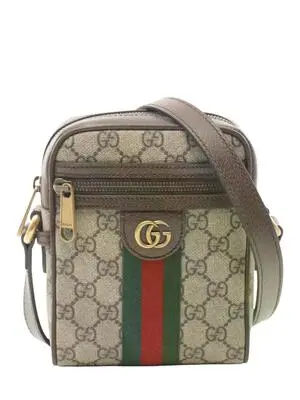 Gucci Ophidia Gg Supreme Shoulder Bag - Neutrals