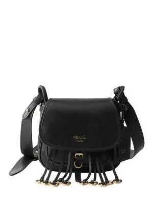 PRADA Corsaire Leather Shoulder Bag