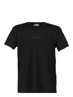 CEDARWOOD Logo-embroidered T-shirt - Black
