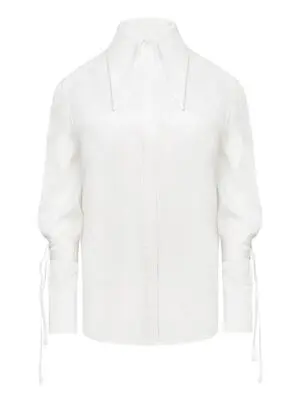MANDRAGORA Vena Loose Fit Shirt - White