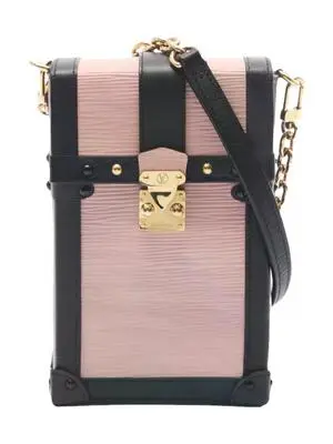 LOUIS VUITTON Louis Vuitton Epi Leather Trunk Shoulder Bag Pink