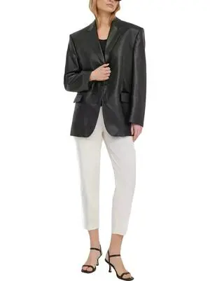 Sisley Elasticated-waistband Tailored Trousers - Neutrals