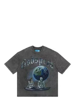 GODSPEED Artificial Love Graphic-print T-shirt - Grey