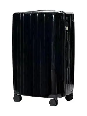 LUFLY Ribbed Suitcase - Black