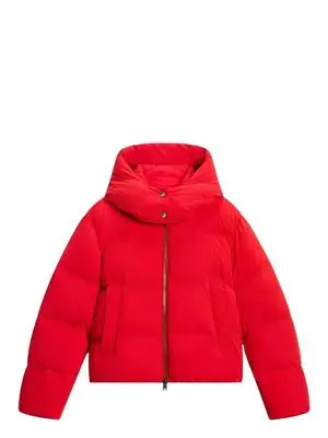 Woolrich Madison Quilted Hooded Jacket - Red