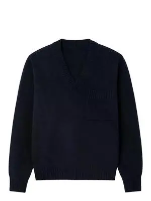 FRANZESE COLLECTION X David Beckham V-neck Sweater - Blue