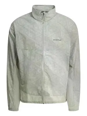 MONTBELL Geometric-print Zip-up Jacket - Grey