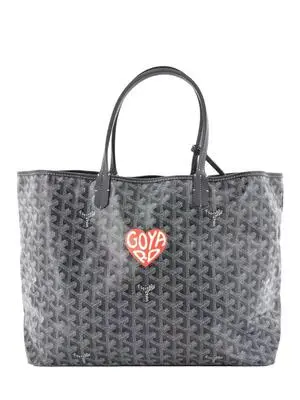 Goyard Goyard Saint Louis Printed Coated Canvas PM Tote Bag Grey