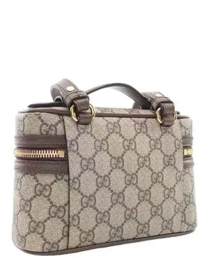 GUCCI Gucci Mini Ophidia Canvas Shoulder Bag