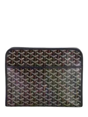 Goyard Jouvence Toiletry Coated Canvas Gm Pouch - Black