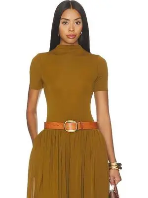 Ronny Kobo Tommy Bodysuit In . Also - Brown